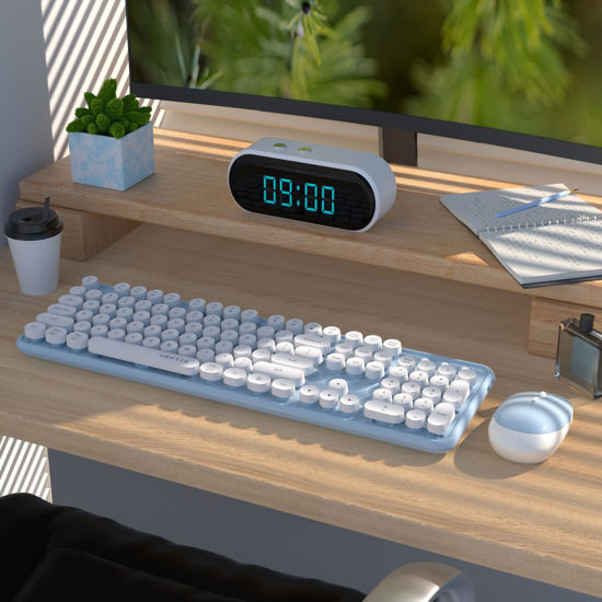 GetUSCart- UBOTIE Colorful Computer Wireless Keyboard Mouse Combos ...