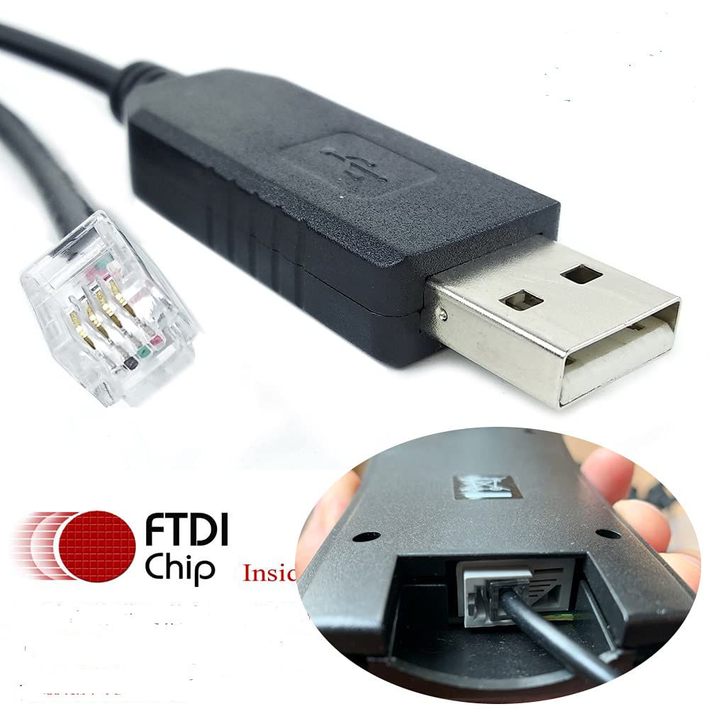 GetUSCart- Suamdoen USB RS232 to RJ9 Serial Cable for PC Connect for ...