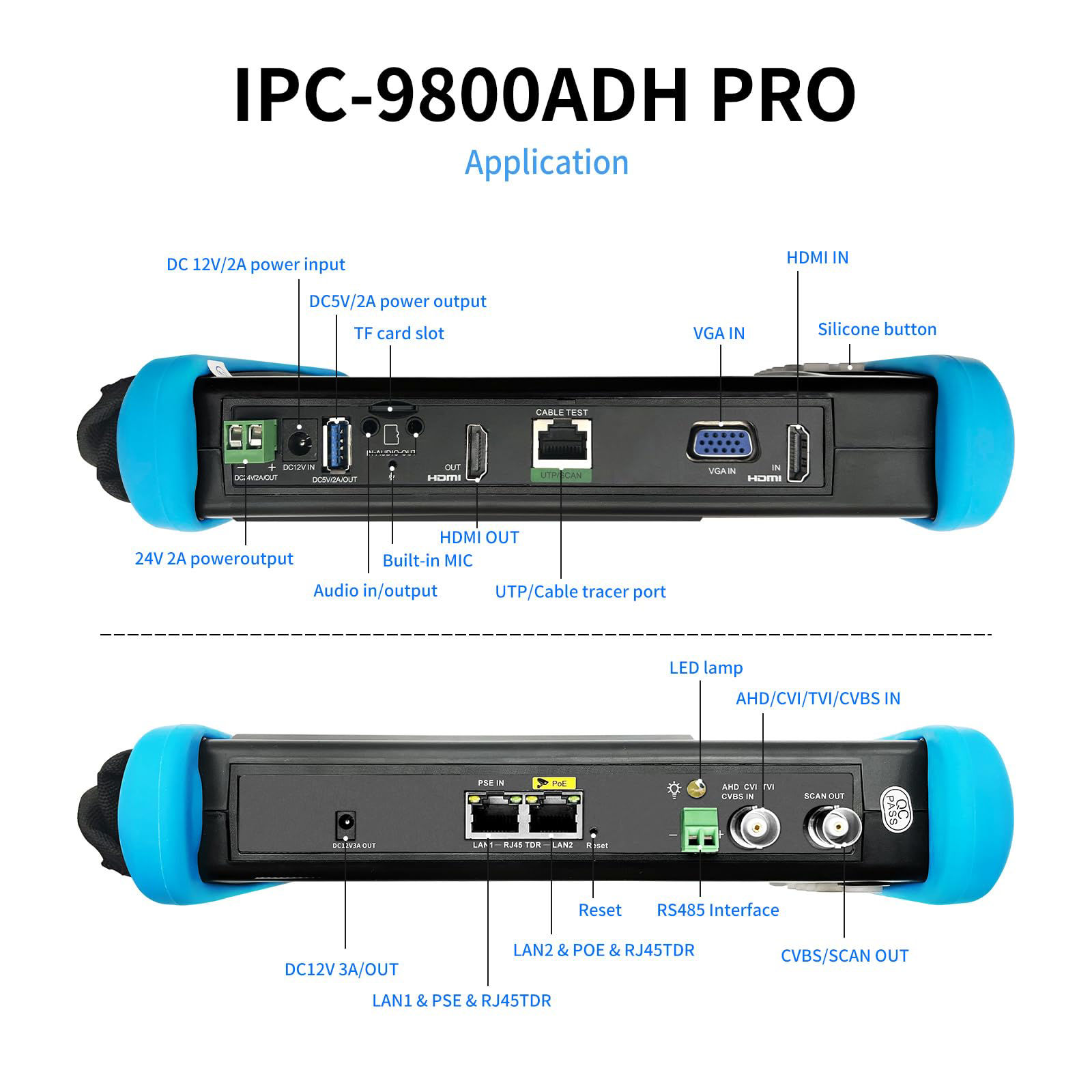 GetUSCart- Rsrteng CCTV Tester 8K 32MP 4K 12MP IP Camera Tester 8MP TVI ...