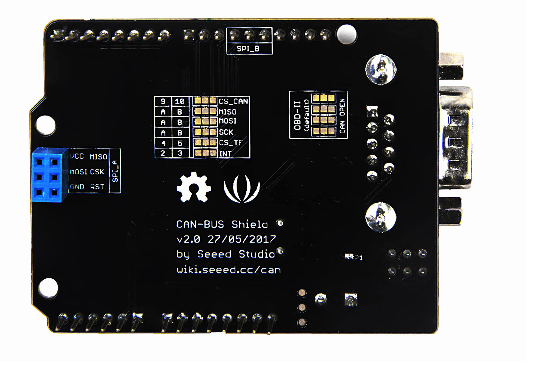 GetUSCart- Seeed Studio CAN-Bus Shield V2 Compatible with Arduino for Controller and Transceiver ...