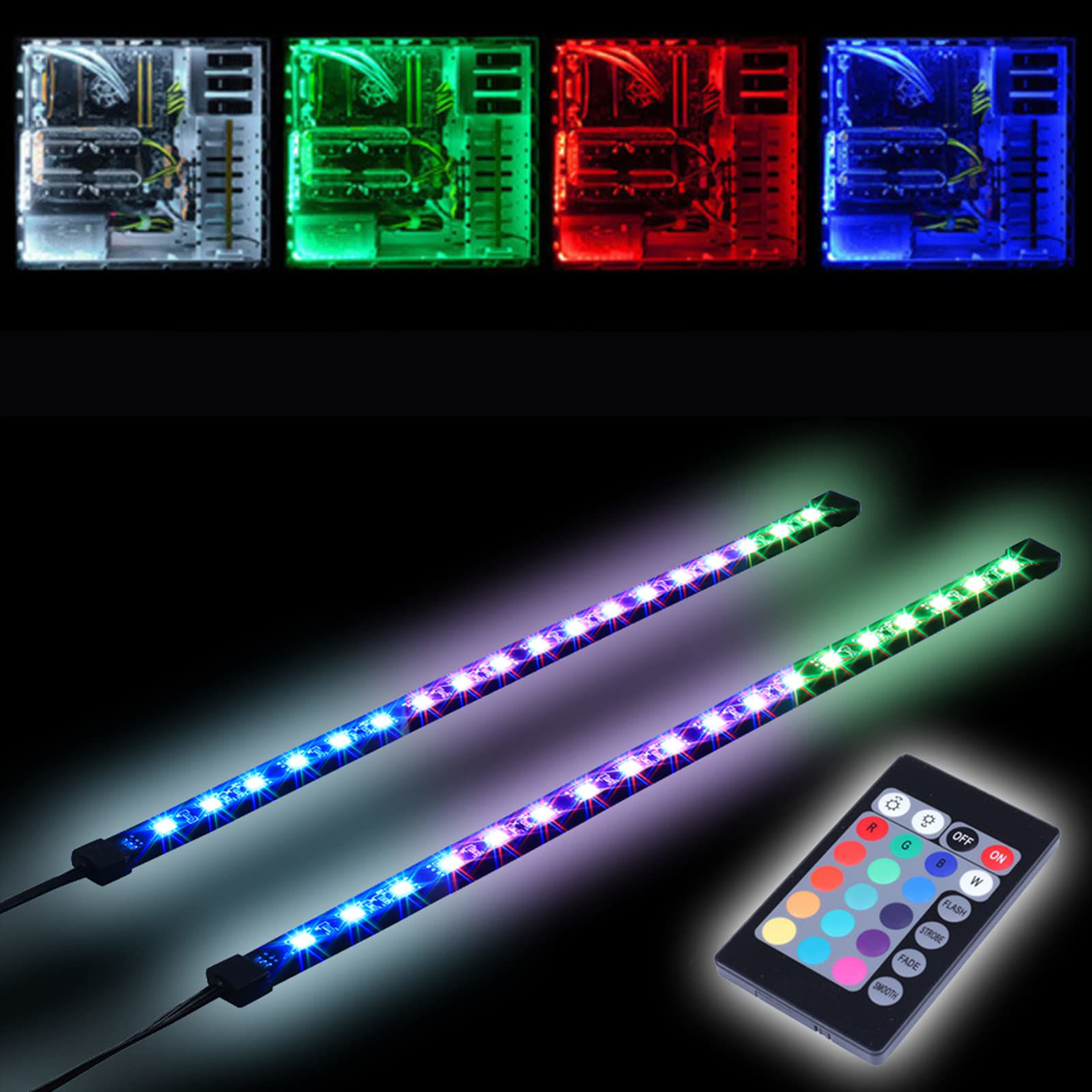 GetUSCart- DS leddess RGB LED Strip Computer Lighting via Magnet with ...