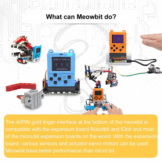 Getuscart Kittenbot Meowbit Card Sized Retro Game Computer Codable