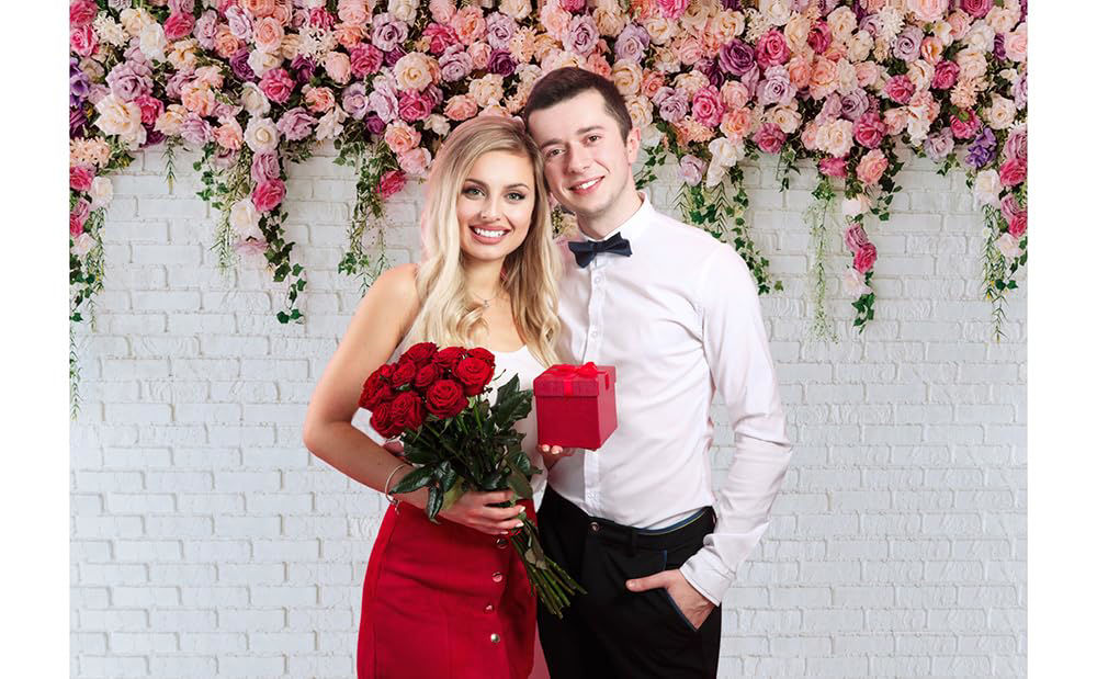 GetUSCart- LTLYH 7x5ft Valentine's Day Backdrop Tea Party Backdrop ...