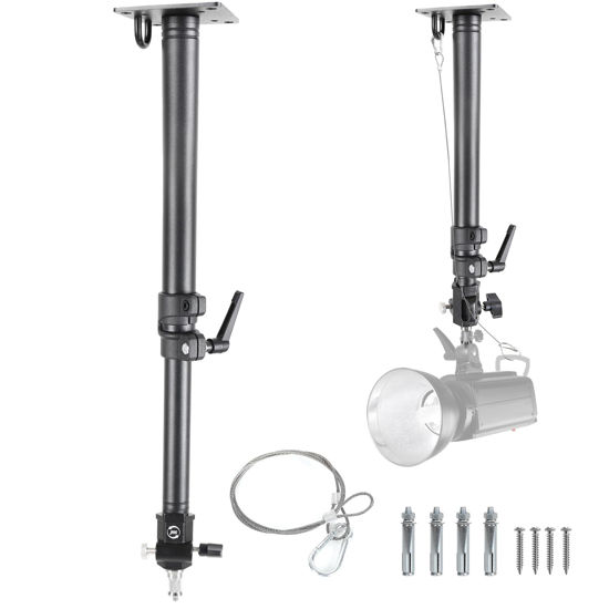 GetUSCart- Photography Studio Ceiling Camera Mount 360° Rotation Wall ...