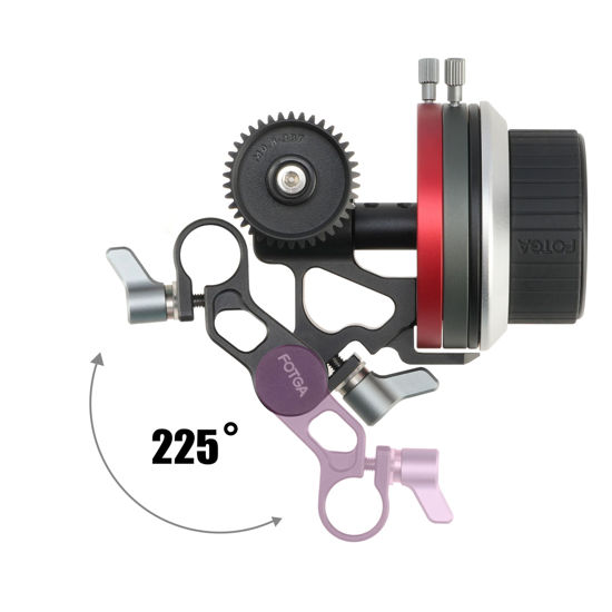 GetUSCart- FOTGA Mini Follow Focus with A/B Stops & 15mm Rod Clamp ...