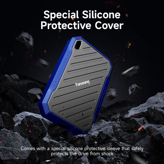 GetUSCart- fanxiang Portable SSD 1TB External Hard Drive, Up to 2000MB ...