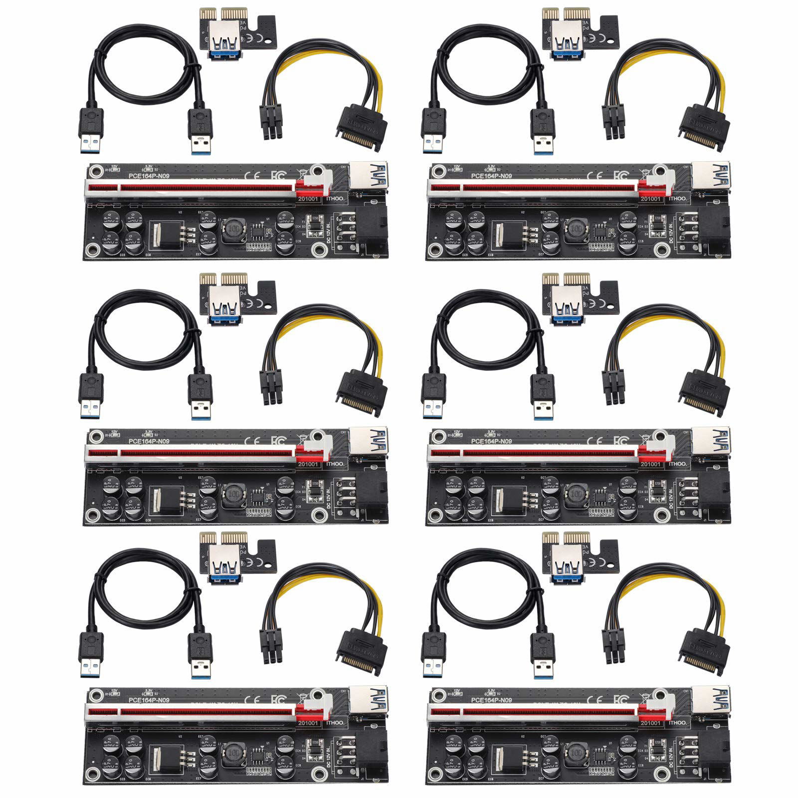 GetUSCart- MZHOU PCI-E 1X to 16X V009S-PLUS Riser Card - Graphics ...