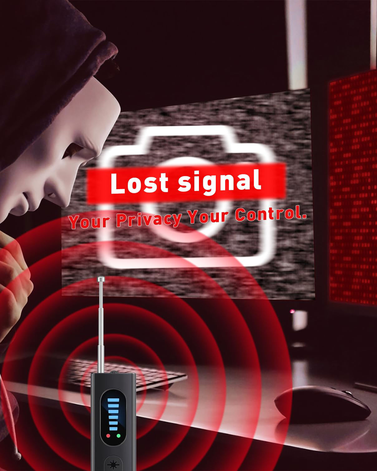 GetUSCart- Mieaoll Hidden Camera Detector, Anti Spy RF Signal Scanner ...