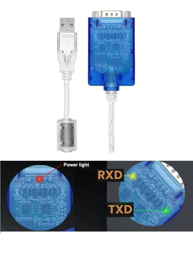 GetUSCart- UTEK UT-880 USB to RS-232 Interface Protocol Vonverter VER 2.0(1-Port USB to RS-232 ...