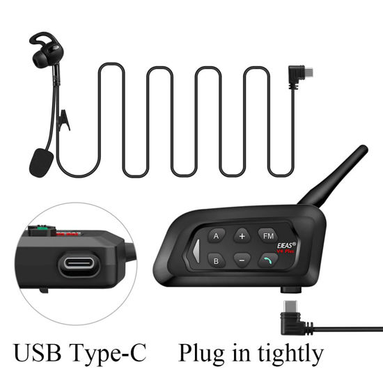 GetUSCart- MIMIRACLE Referee Headset, Type C Left Ear Referee ...