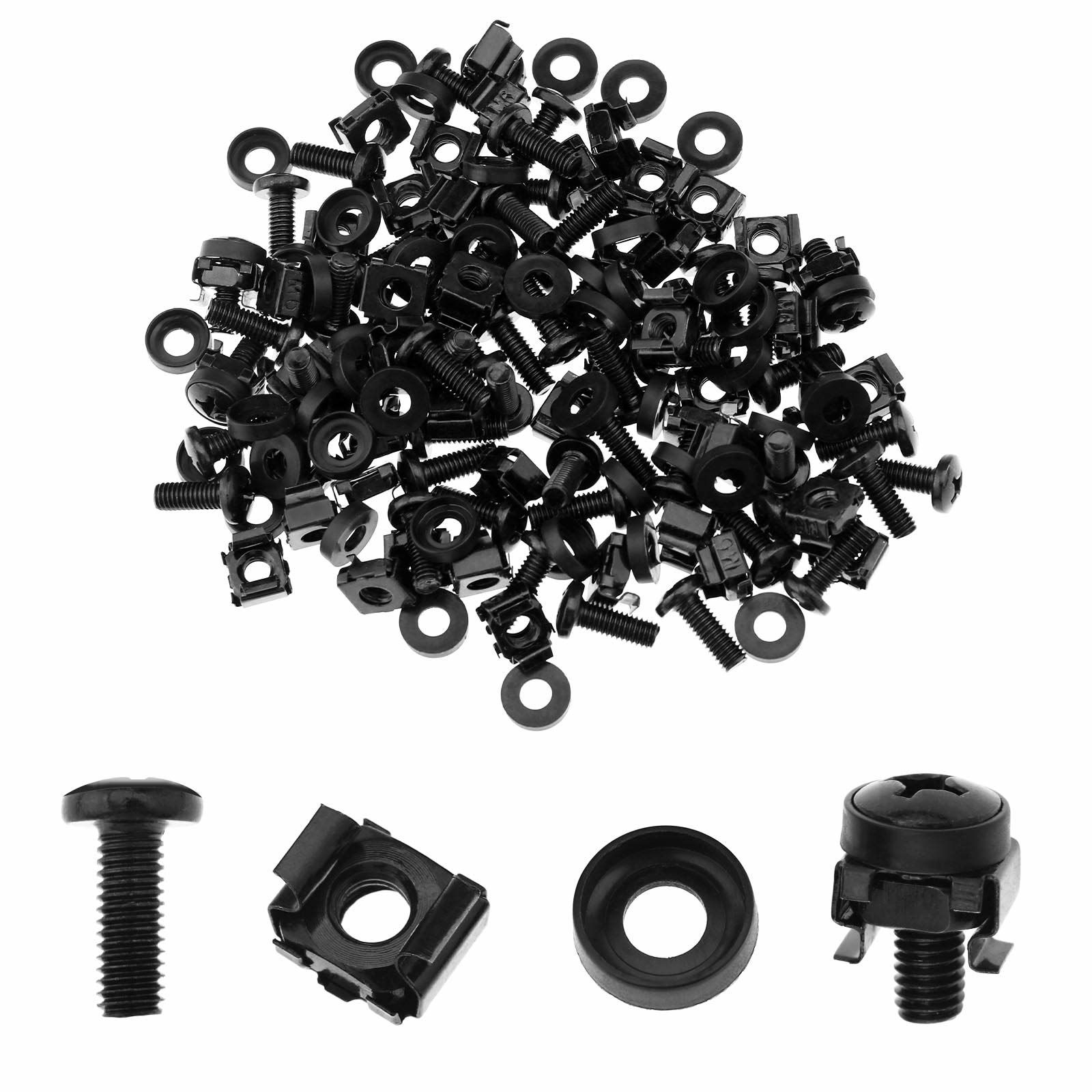 GetUSCart- Create idea 50 Pack M6 Cage Nuts and Bolts Screws Washers ...