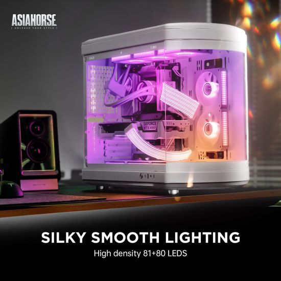 GetUSCart- AsiaHorse ARGB PSU Cables Cover Kit, Aurora Addressable RGB ...