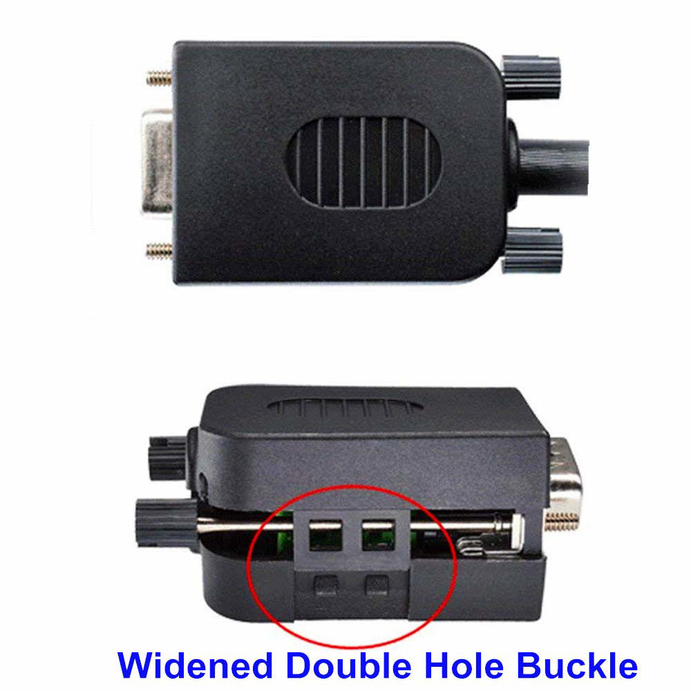 GetUSCart- AISIBO Connector DB9 RS232 D-SUB Female Adapter Serial 9 Pin Port DB9 COB Breakout ...