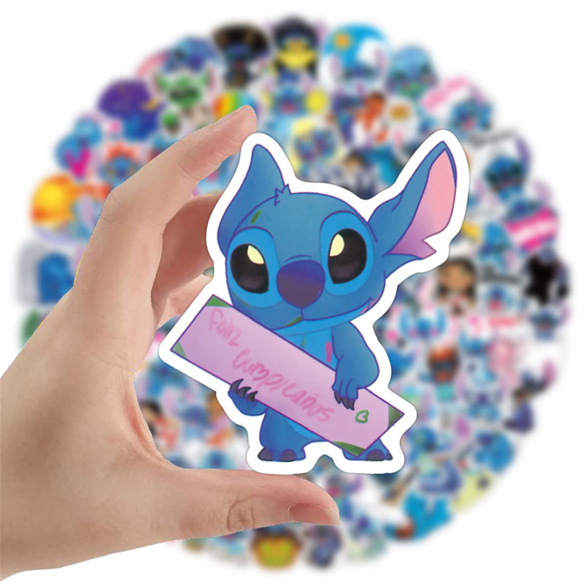 GetUSCart- 100 Pcs Stitch Stickers,Waterproof Lilo & Stitch Stickers ...