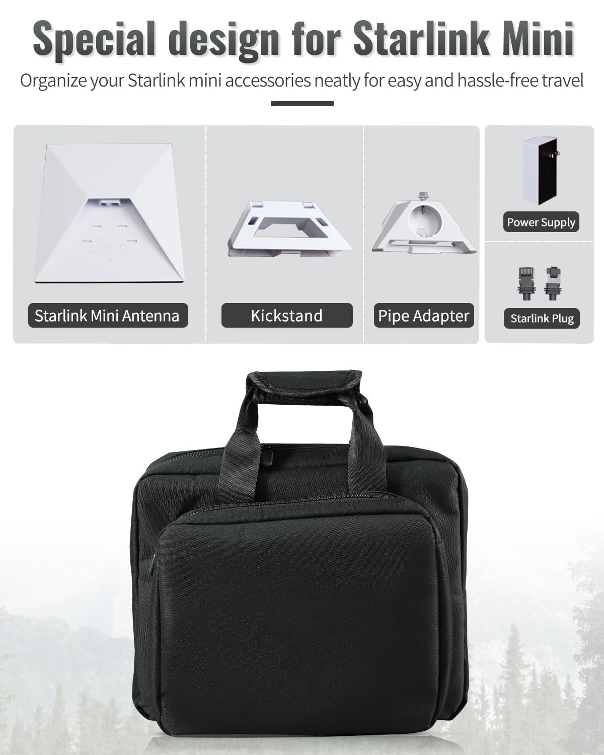 GetUSCart- AstroniSync Starlink Mini Case, Starlink Mini Travel Case ...