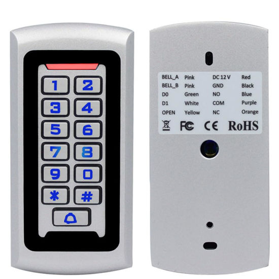 GetUSCart- Stand Alone Access Control Keypad,Metal RFID Card Reader,Door Access Control System ...