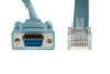 GetUSCart- CablesAndKits Light Blue RS232 Cable, Rollover Pinout RJ45 ...