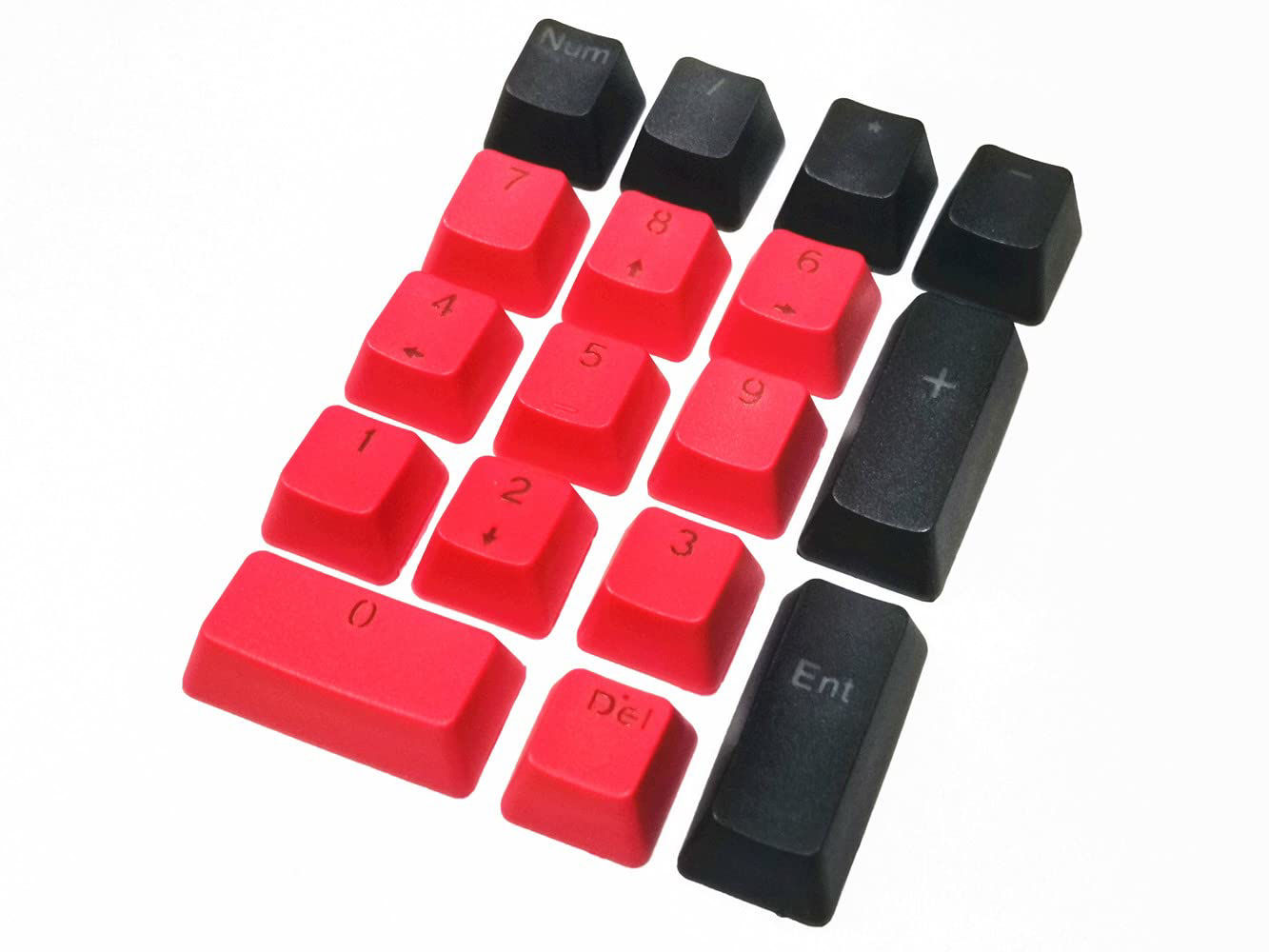 GetUSCart- 17 Keys Numeric Keypad Numpad Key Cap PBT Doubleshot Backlit ...