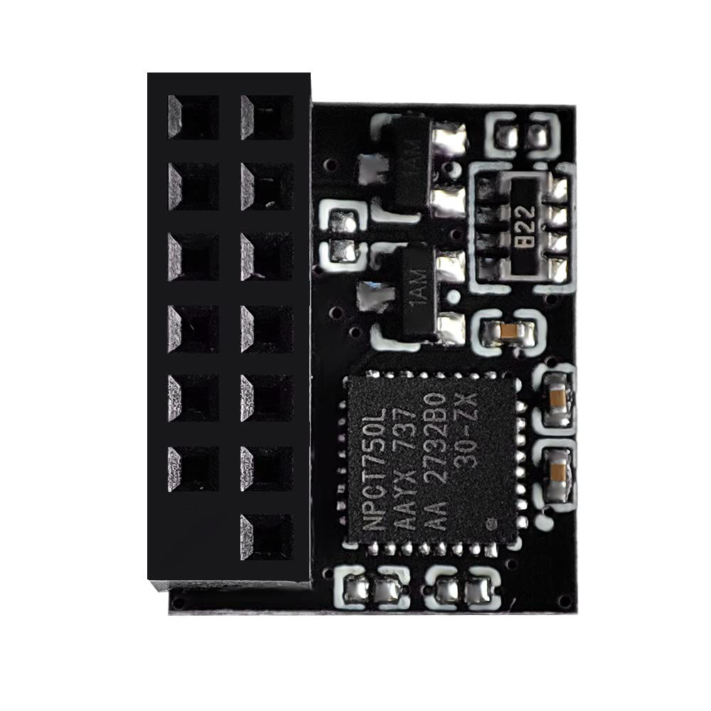GetUSCart- NewHail TPM2.0 Module TPM-SPI 14Pin Module with Nuvoton ...