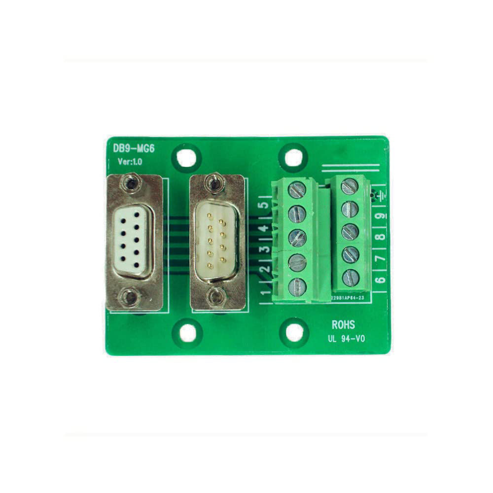 GetUSCart- Twinklebay DB9 Breakout Connector RS232 Serial 9 Pin Connector Db9 Terminal (Male and ...