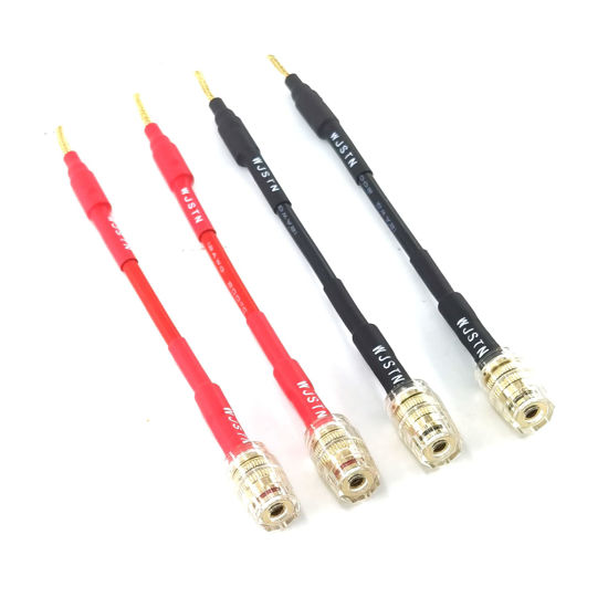 GetUSCart- WJSTN Flex Pin Banana Plugs to 4mm Female Banana Jack ...