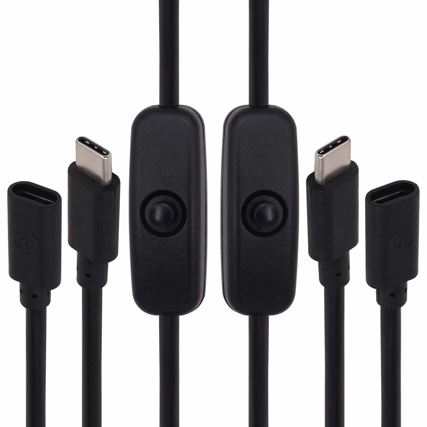 GetUSCart- Yeebline Raspberry Pi Power Switch, 2-Pack USB Type C Male ...