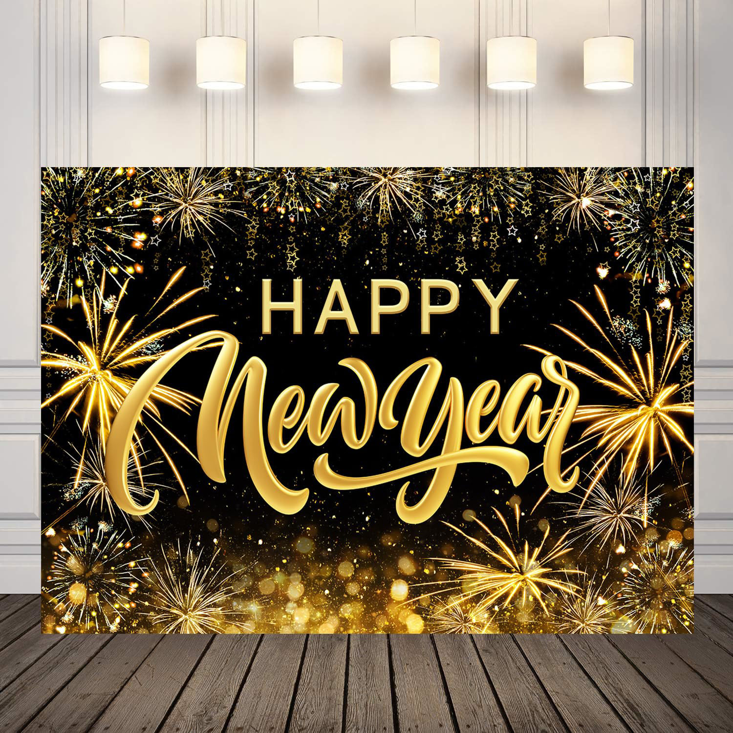 GetUSCart- LYCGS 7x5ft Happy New Year Backdrop 2025 Backdrop 2025 New ...