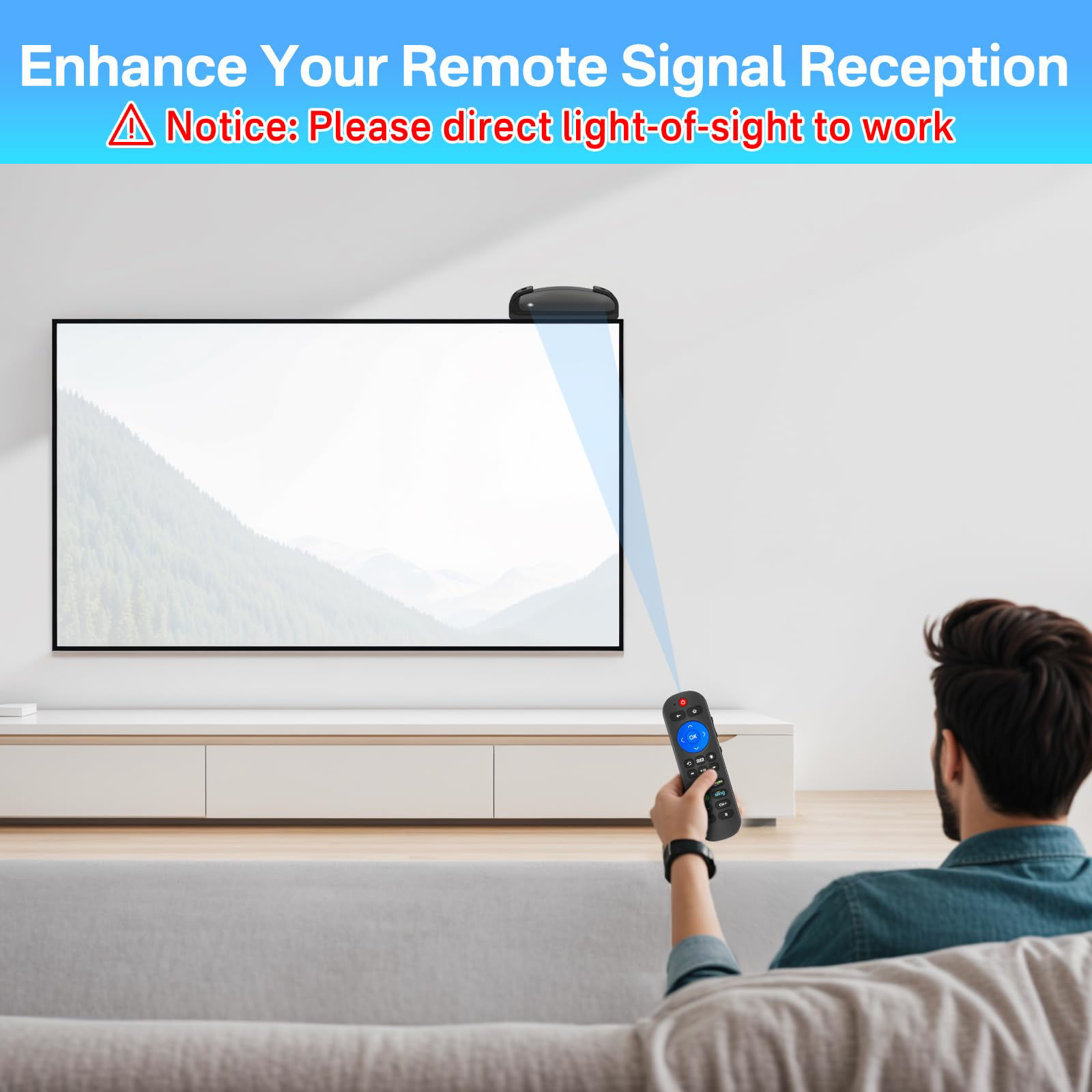 GetUSCart- Streaming Device Mount for Roku Express 4K, Express 4K ...