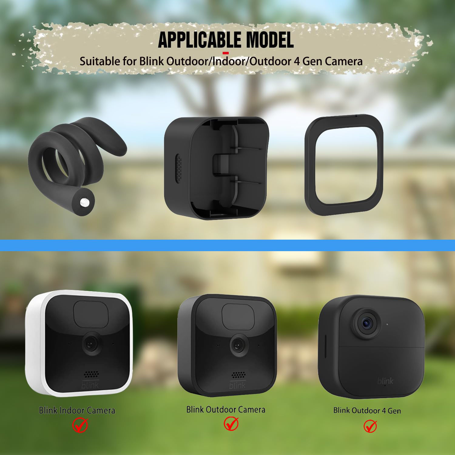 GetUSCart- All-New Blink Outdoor Camera Mount, Flexible Twist Mount for ...