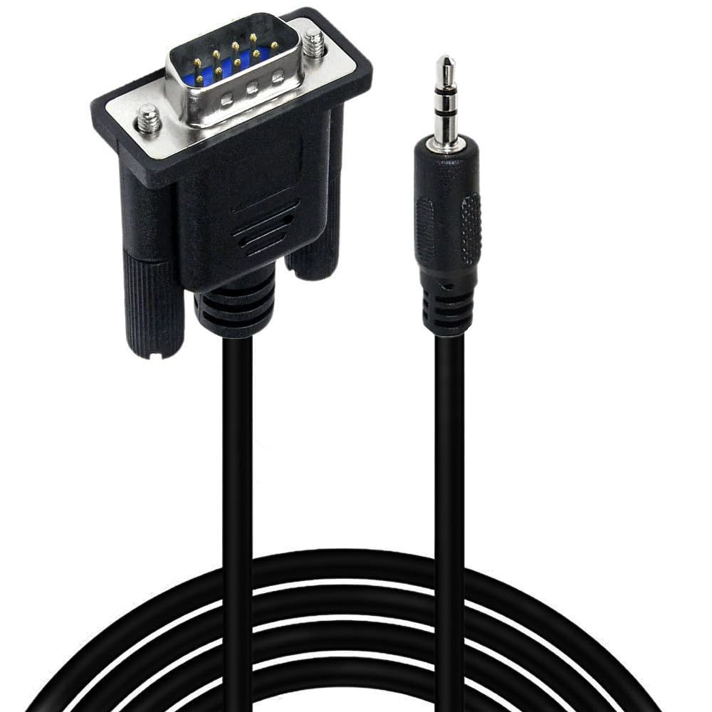 GetUSCart- MTUERANC 3.5mm to RS232 Serial Adapter, 1/8 inch Male Plug ...