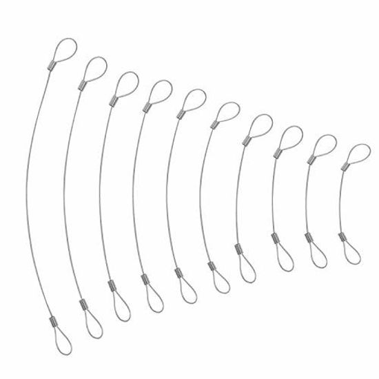 GetUSCart- 10ft Universal Cable Adapter Tether with Wire Rope Crimping ...