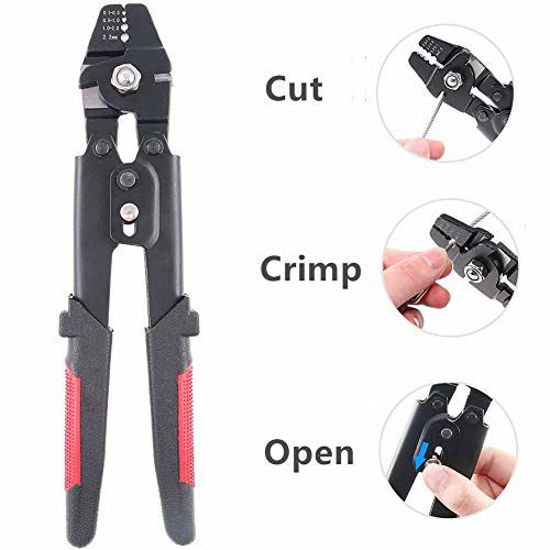 GetUSCart- 10ft Universal Cable Adapter Tether with Wire Rope Crimping ...