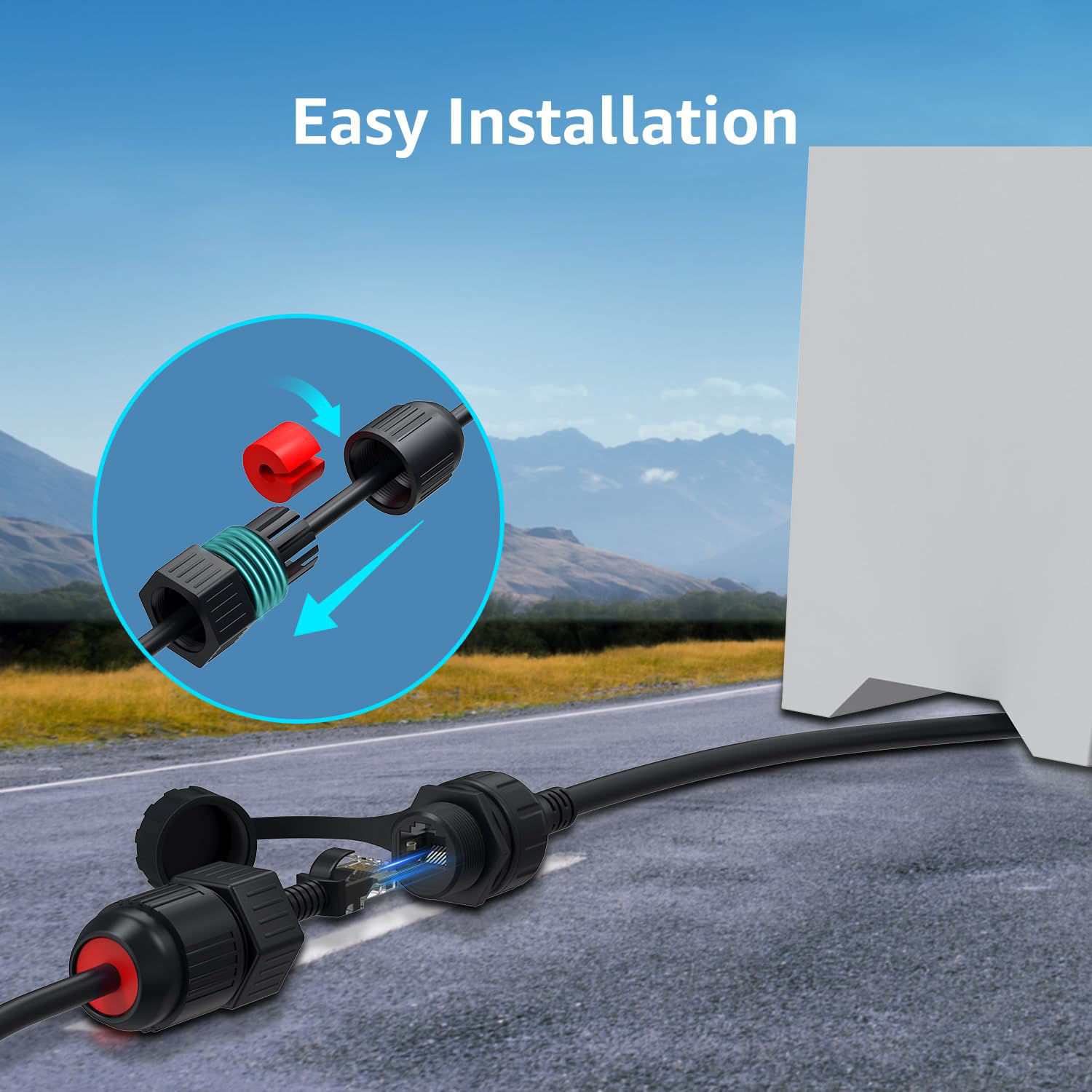 GetUSCart- Starlink Cable RJ45 Connector, Starlink Cable SPX to RJ45 ...