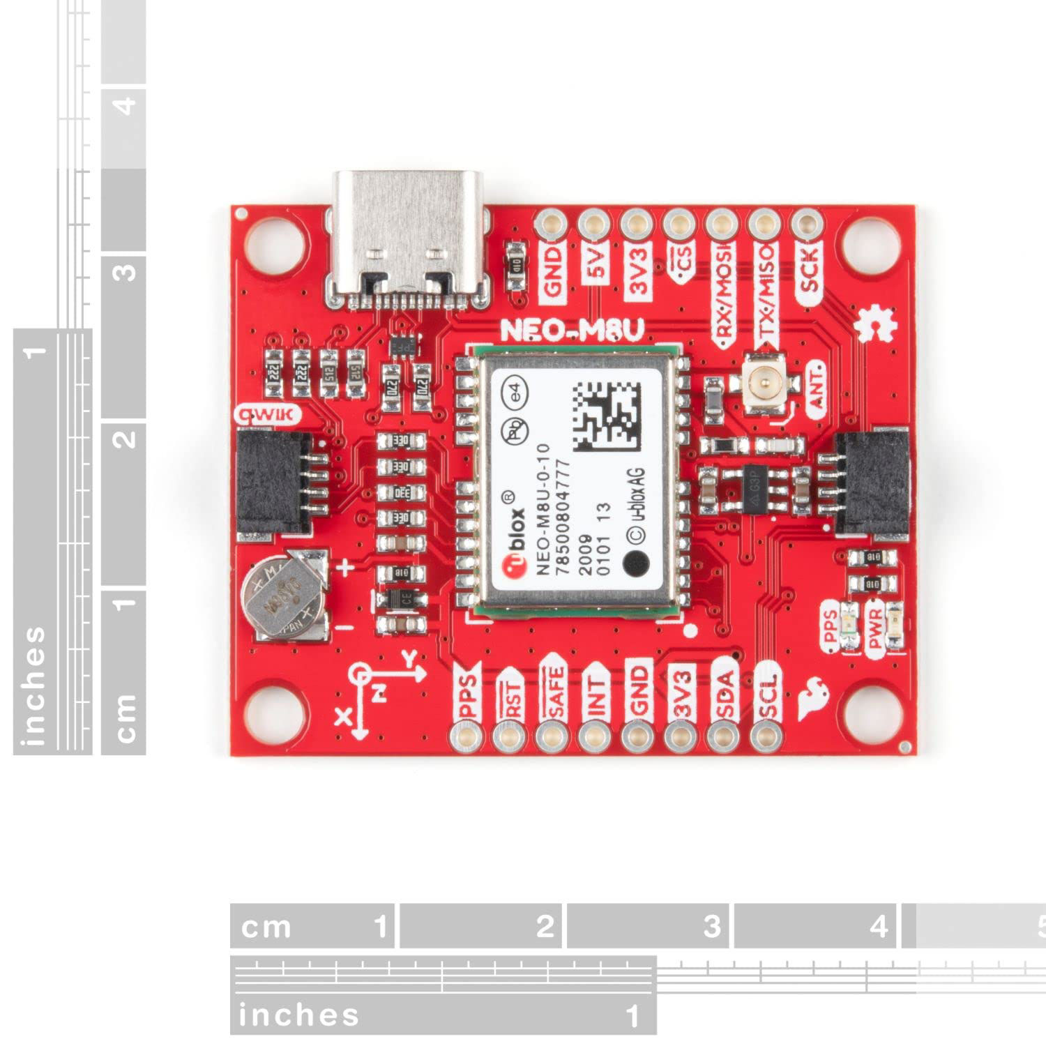 GetUSCart- SparkFun GPS Dead Reckoning Breakout - NEO-M8U (Qwiic ...
