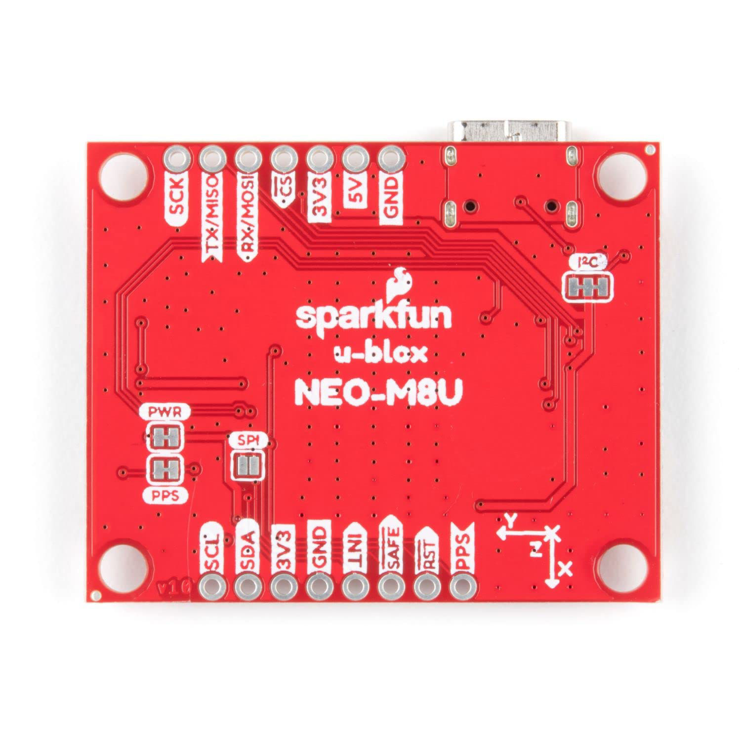 GetUSCart- SparkFun GPS Dead Reckoning Breakout - NEO-M8U (Qwiic) - Supports NMEA, UBX, and RTCM ...