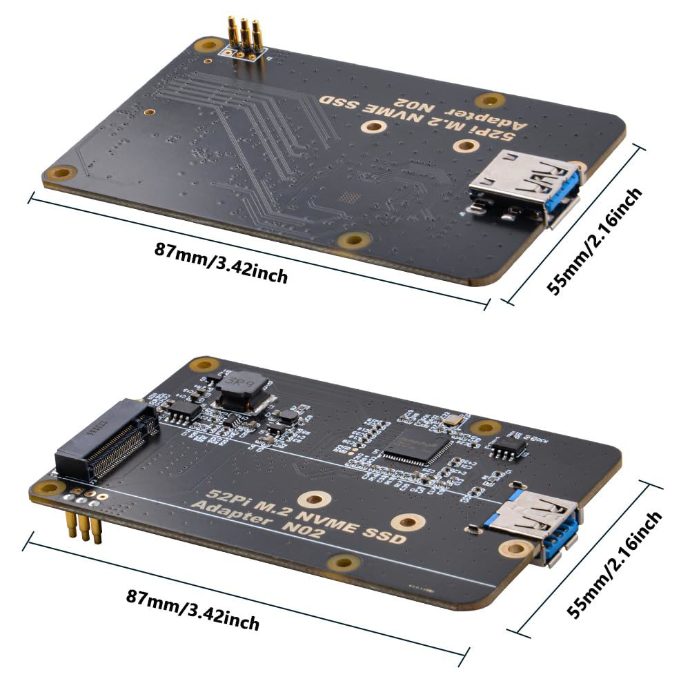 GetUSCart- GeeekPi M.2 NVME SSD Storage Expansion Board for Raspberry ...
