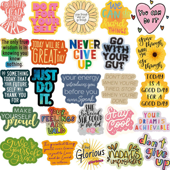 GetUSCart- 200PCS Positive Motivational Words Stickers for Adults ...