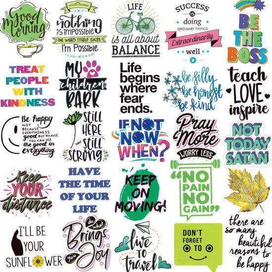 GetUSCart- 200PCS Positive Motivational Words Stickers for Adults ...