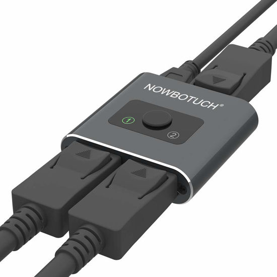 GetUSCart- Displayport Splitter Bi-Directional DP1.2 Switch 4K@60Hz ...