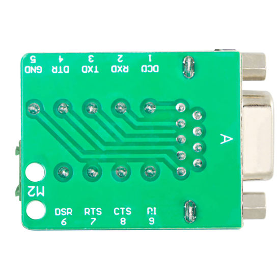 GetUSCart- Zovfam DB9 Connector 9 Pin Male Adapter Breakout Board Connector RS232 Serial to DSUB ...