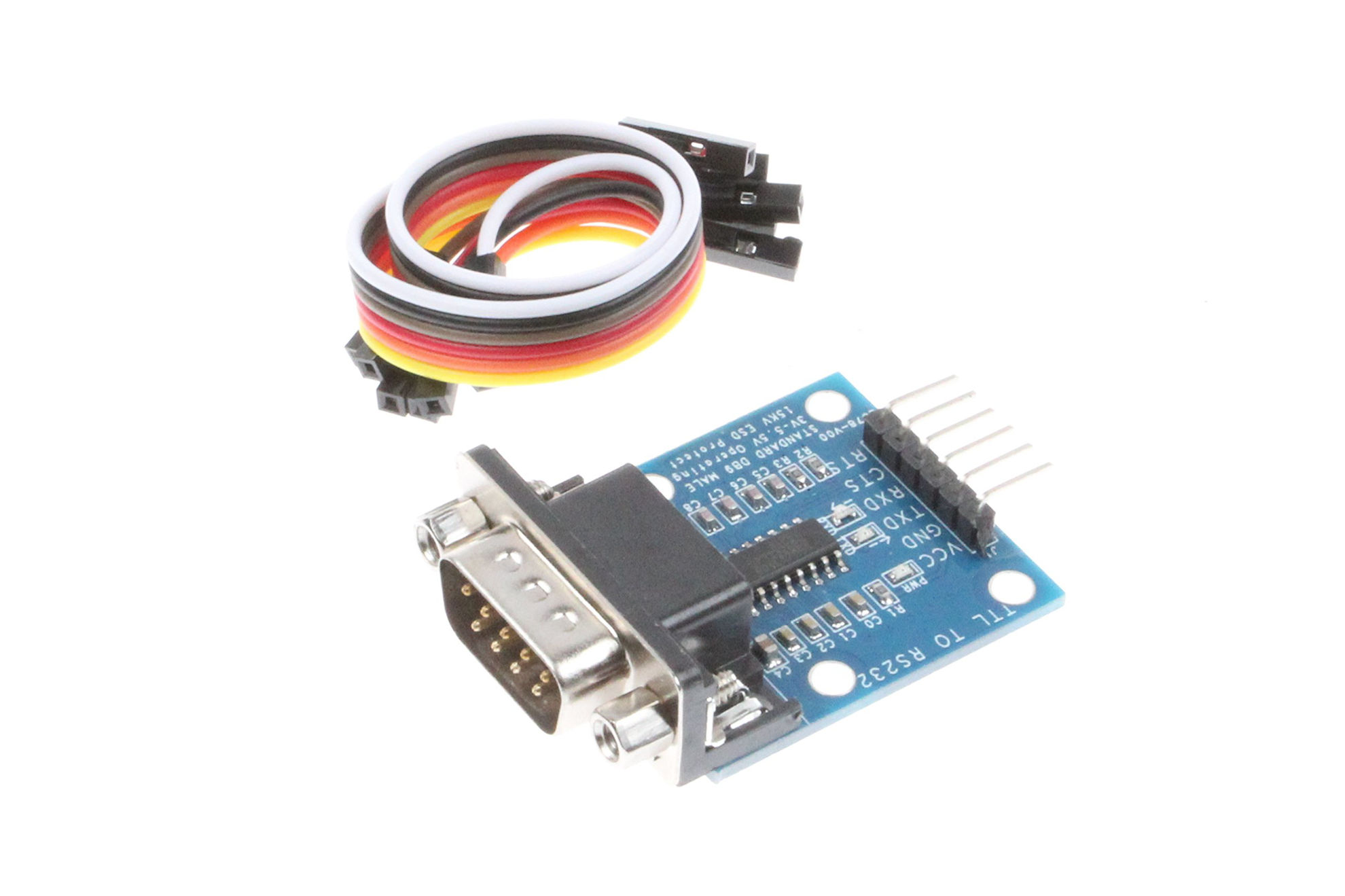 GetUSCart- NOYITO TTL to RS232 Module TTL RS232 Male Female Mutual Conversion Module Serial ...