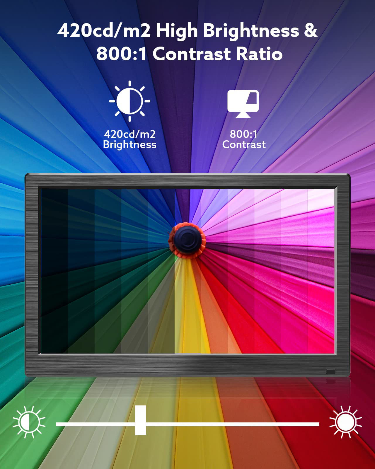 GetUSCart- Eyoyo Small HDMI VGA Monitor, 12 Inch Monitor 1920x1080 IPS ...