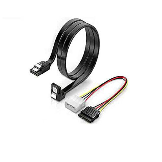 GetUSCart- SATA Cable III 1 Pack 6Gbps Straight HDD SDD Data Cable with ...