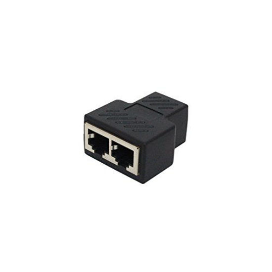 GetUSCart- 2 Pack RJ45 Coupler,Network Adapter RJ45 Female to 2 Female ...