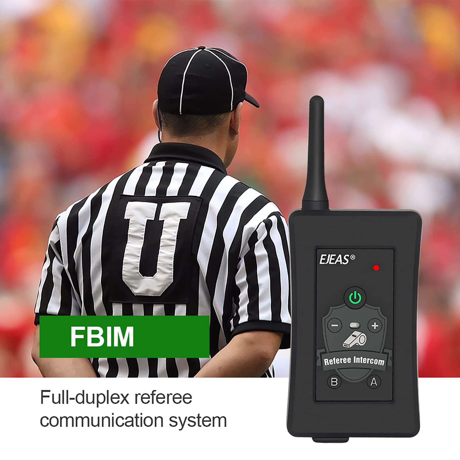 GetUSCart- EJEAS FBIM 4 Sets Professional Football Referee Bluetooth ...