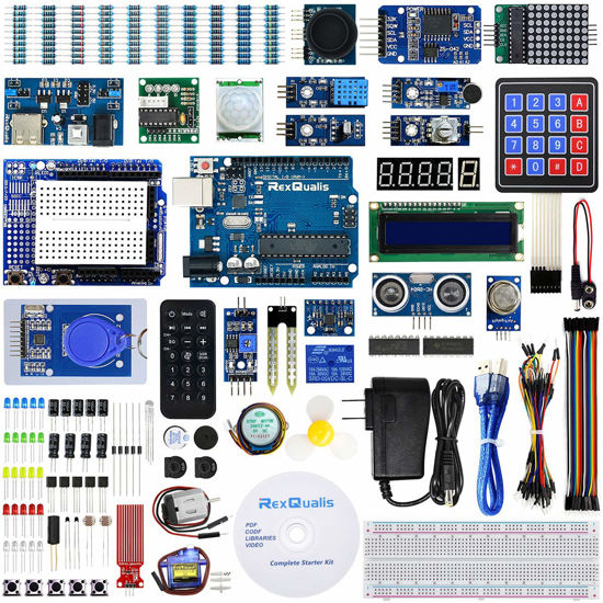 Getuscart Rexqualis Complete Starter Kit Based On Arduino Uno R3 Wdetailed Free Tutorial