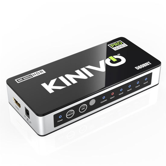 GetUSCart- Kinivo HDMI Switch with Audio Extractor 560BNT (5 in 1 Out ...
