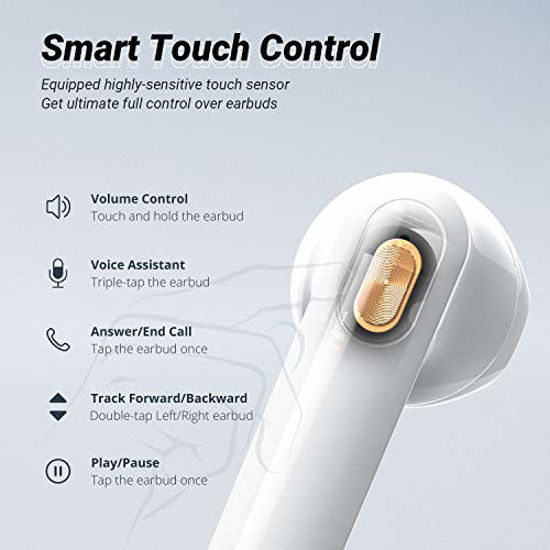 GetUSCart- ENACFIRE T1 Wireless Earbuds, Bluetooth 5.0 Earbuds, 42H ...