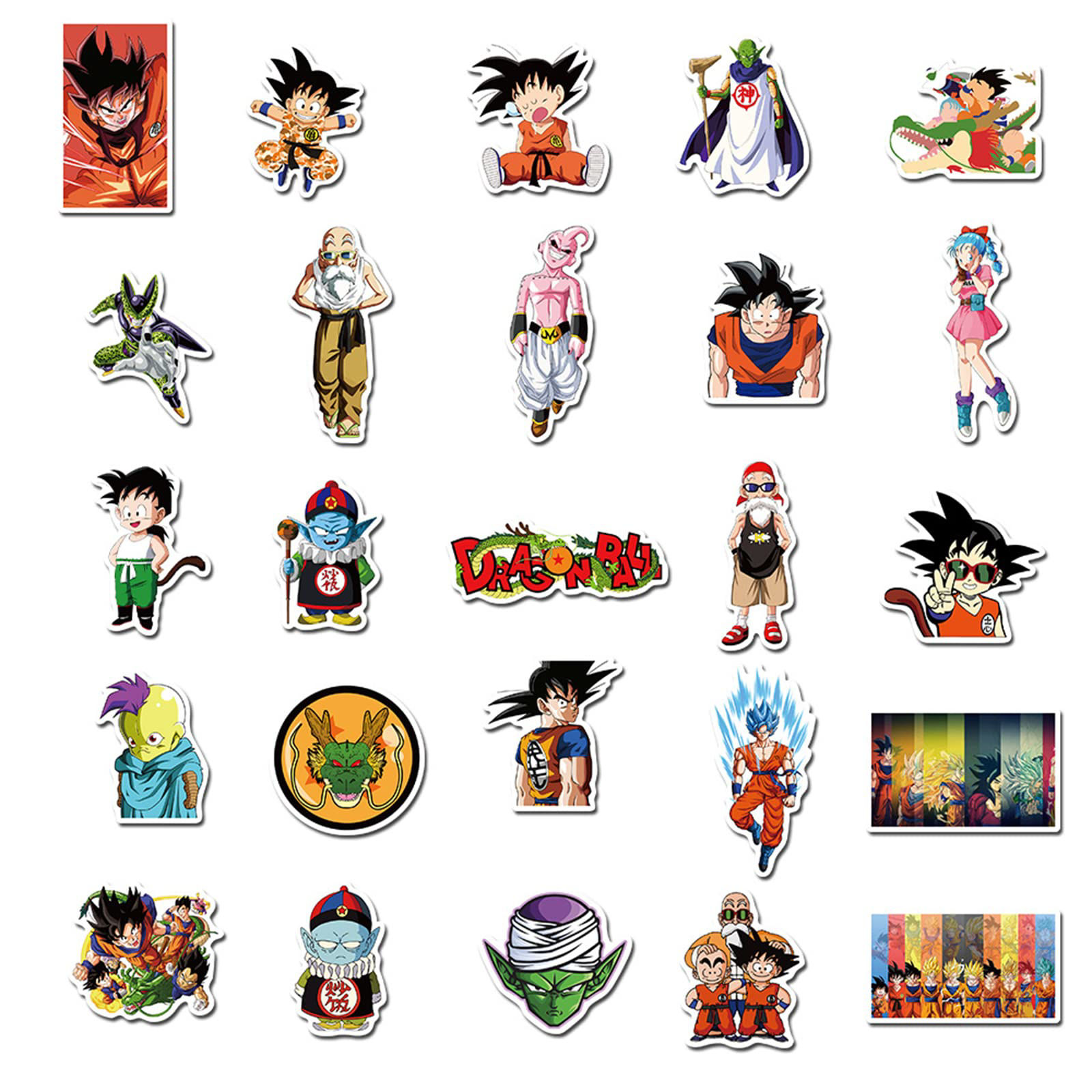 GetUSCart- Anime Dragon Bal Stickers for Kids and Teen, Waterproof ...