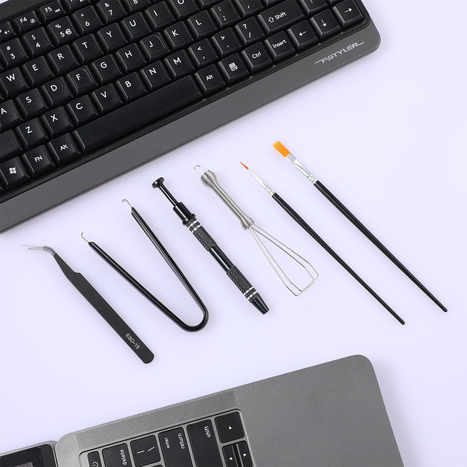 GetUSCart- Keyboard Remover Tool Kit-6-Piece Set, Switch Puller, Keycap ...
